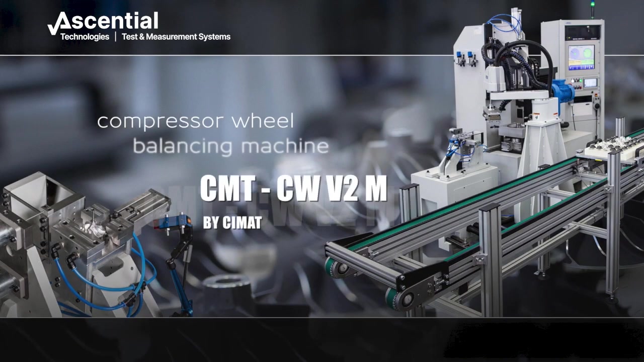 Machine automatique à équilibrer les roues des compresseurs de ...