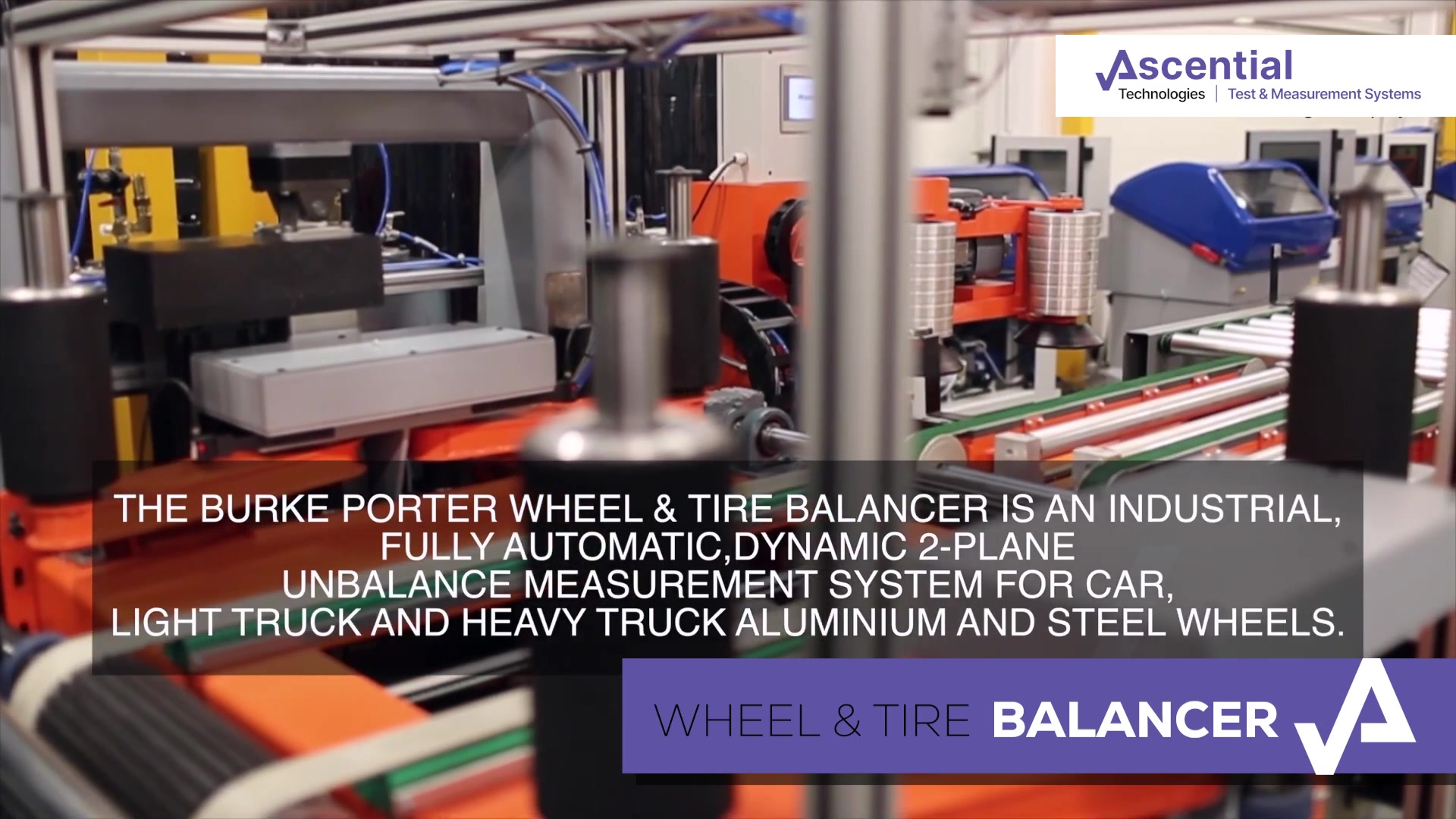 Automotive wheel and tire balancing system - Ascential Test & Measurement